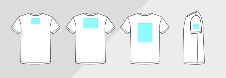 T-shirt Design Placement Guide | Logo Size for Shirts | GoldenMFG